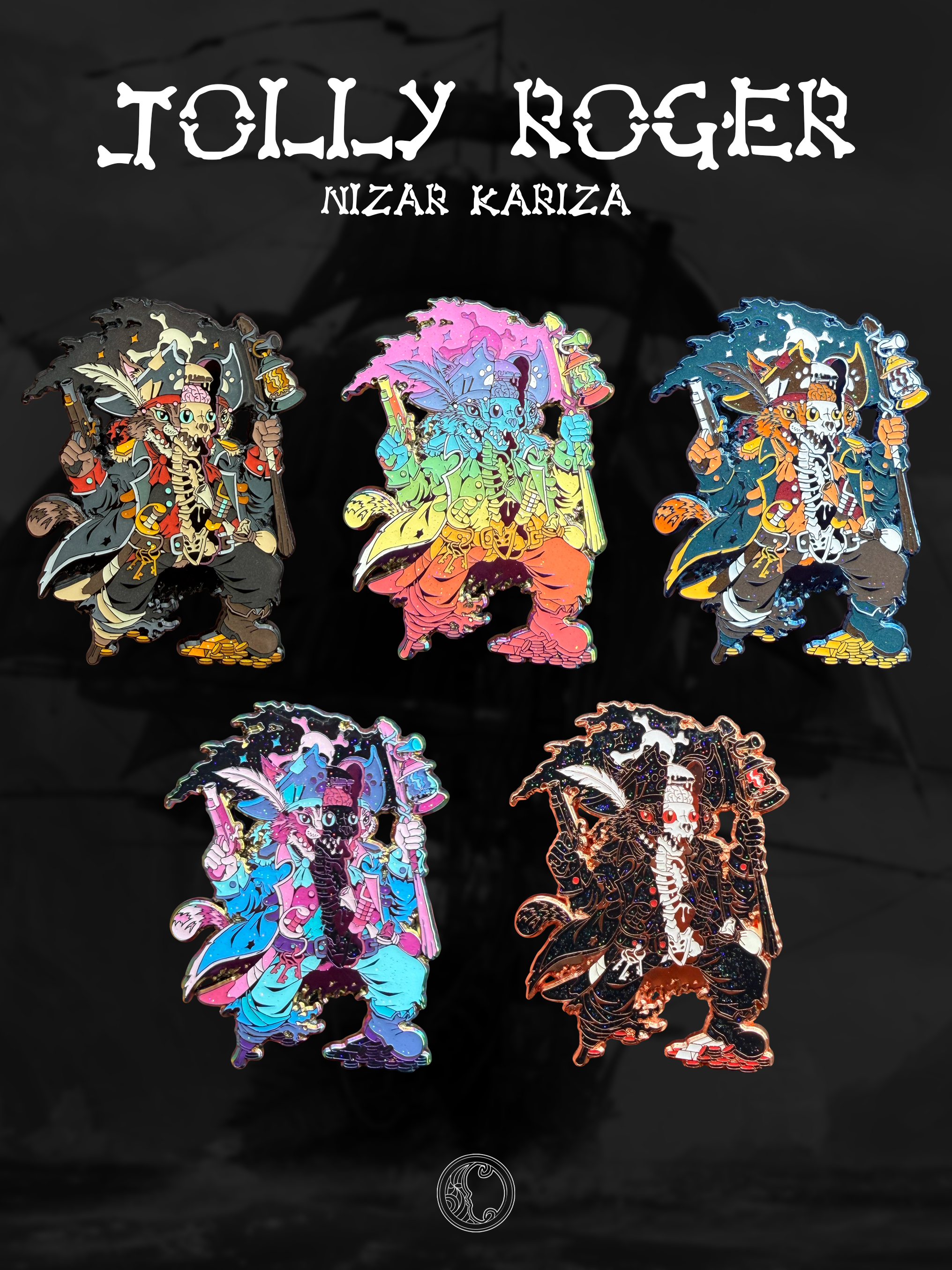 NIZAR KARIZA x "JOLLY ROGER" PINS – Lunarity Collective