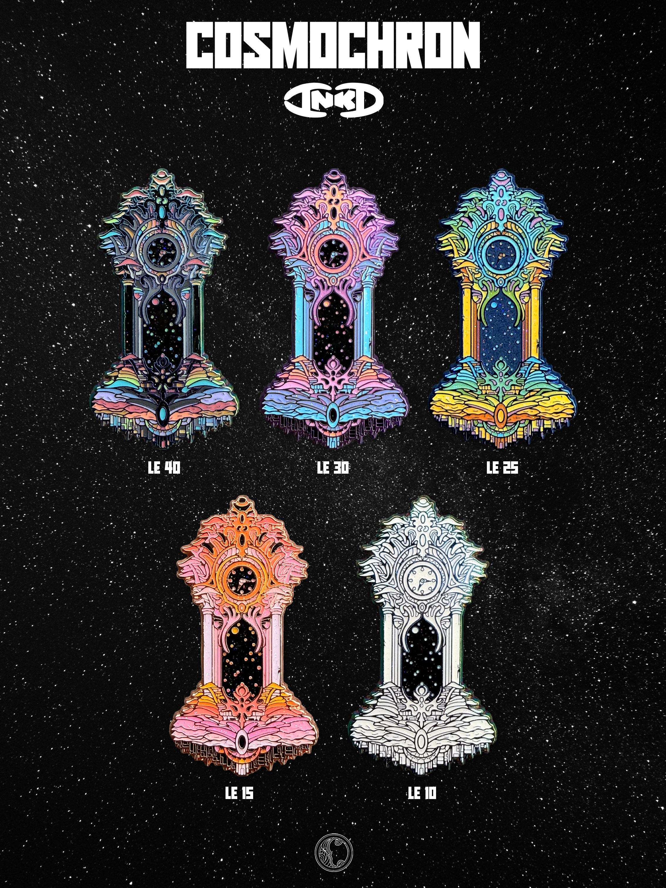 INKD - "COSMOCHRON" PINS – Lunarity Collective